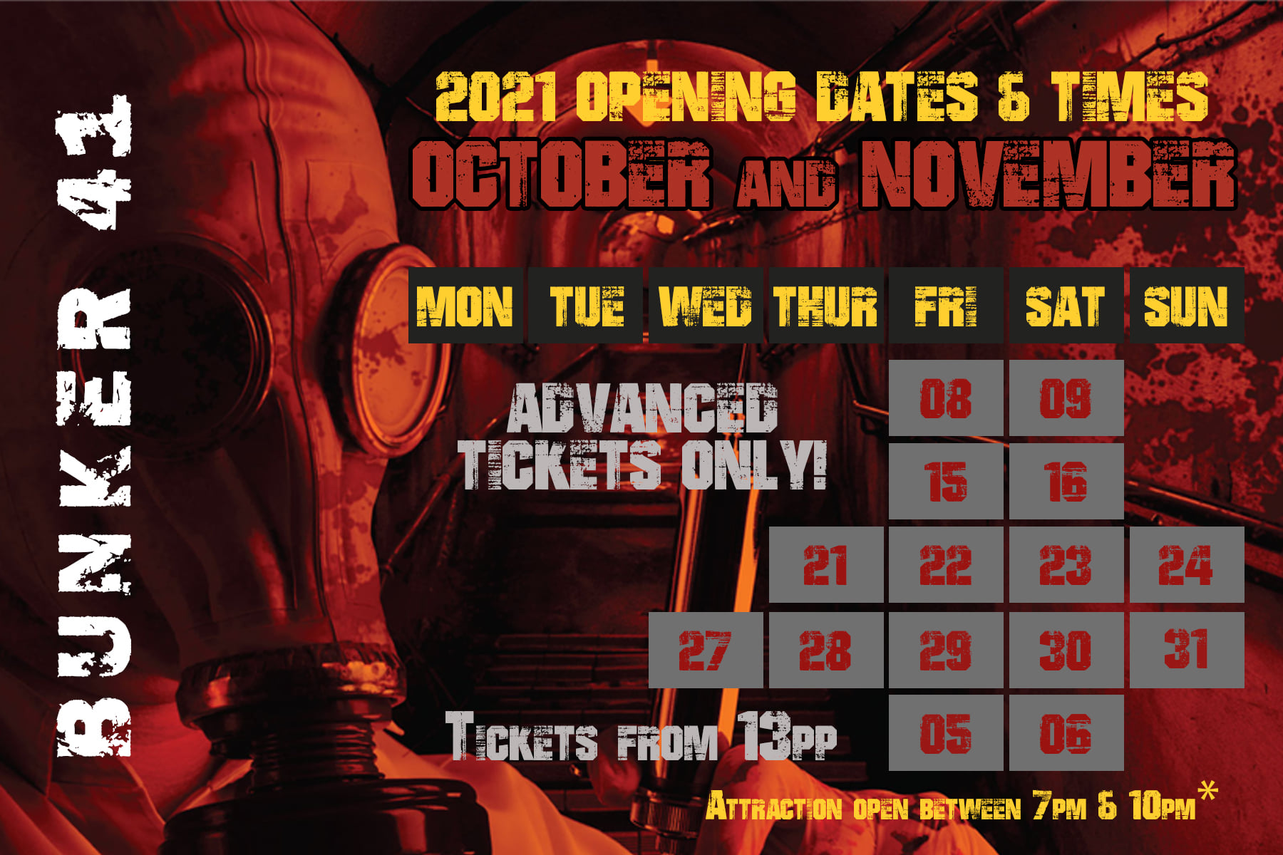 Horrifying Halloween Scare Events 2021