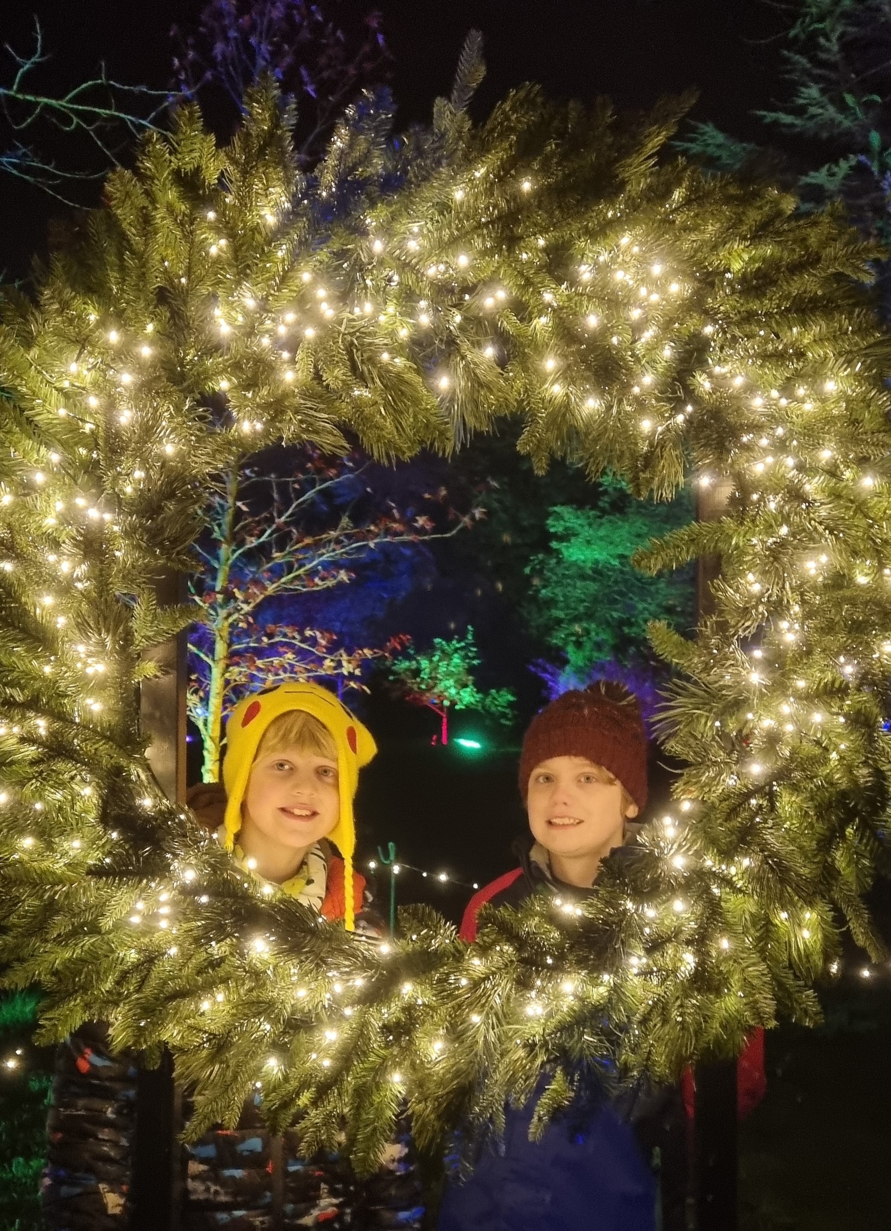 Beautiful Helmingham Hall Illuminated Garden Trail